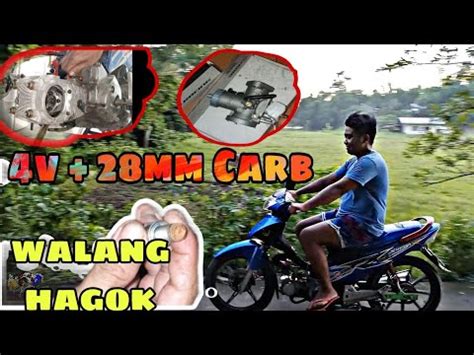 DIY BUILD | 4VALVE 147CC + 28MM CARB. walang Hagok - YouTube