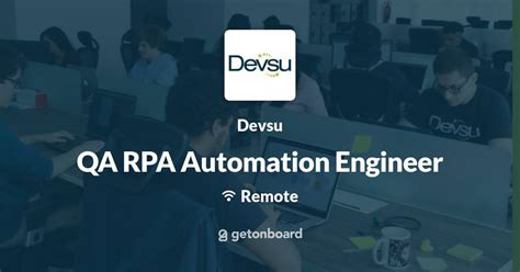 Qa Rpa Automation Engineer At Devsu Remote Work From Home Get On Board