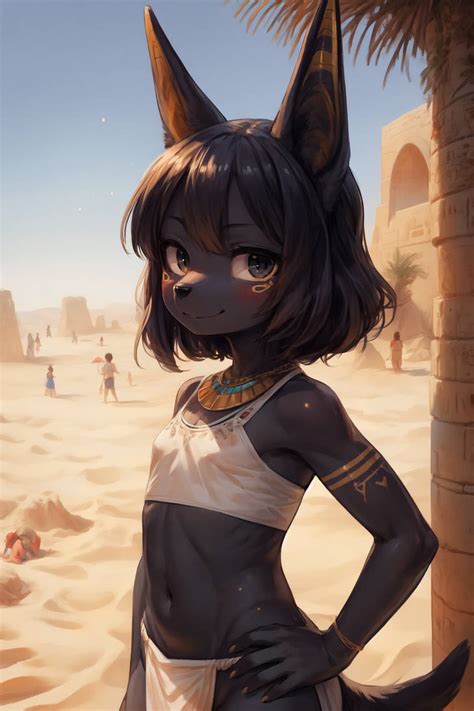 Ai Generated Female Anthro Jackal 2 By Turamarth14 On Deviantart