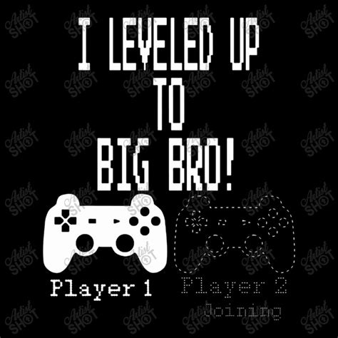 I Leveled Up To Big Bro Gi Leveled Up To Big Bro Gamer New Brother Mousepad By Kerjalembor
