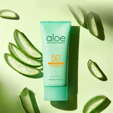 알로에 진정 방수 썬크림 spf50 pa 피부 질환의 가능성 최소화 uva와 uvb 광선을 효과적으로 차단