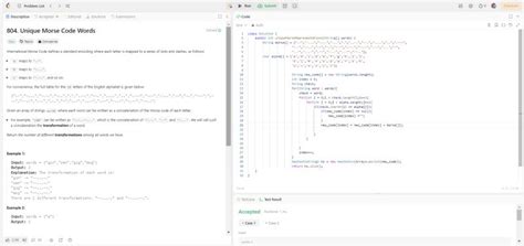 Resolved Unique Morse Code Words Problem On Leetcode Kalai Arasan Posted On The Topic Linkedin