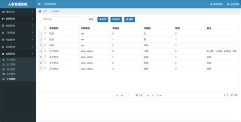 基于SpringBoot freemarker实现的人事管理系统 代码 最代码