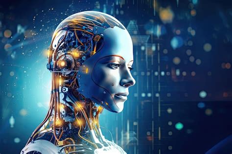 Premium AI Image | Artificial intelligence and machine learning Generative AI