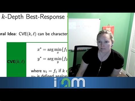 Free Video Learning Via Conjectural Variations Ipam At Ucla From Institute For Pure And Applied