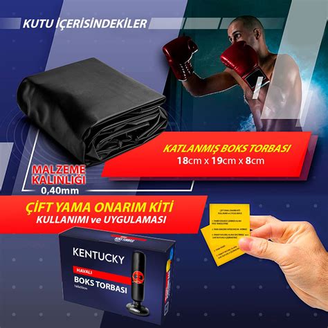 Kentucky 120 Cm Premium Dikey Ayaklı Çocuk Şişme Boks Torbası Fiyatı Yorumları Trendyol