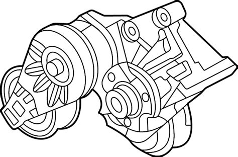 1994 Land Rover Tensioner. Bracket. Belt - LR079294 | Land Rover Palm ...