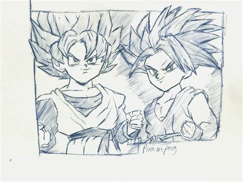 Goten And Trunks Ssj By Piroumistruepogg On Deviantart