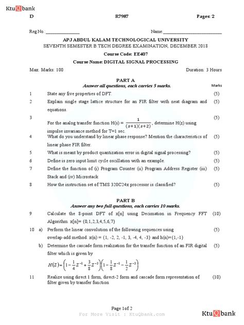 dsp 5 pdf digital signal processing telecommunications engineering