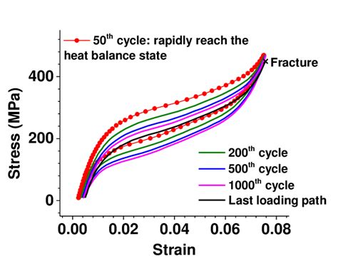 The Effect Of Fatigue During Cyclic Loading Stress Download Scientific Diagram