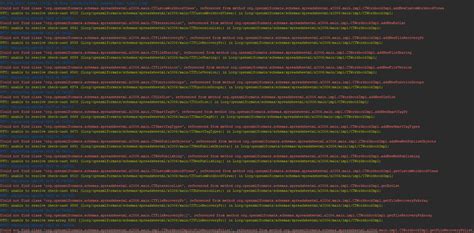 java lang verifyerror org openxmlformats schemas spreadsheetml x2006