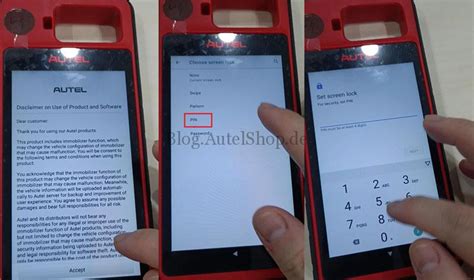 Autel KM100 Screen Lock PIN Setup Reset Tutorial AutelShop De Official Blog