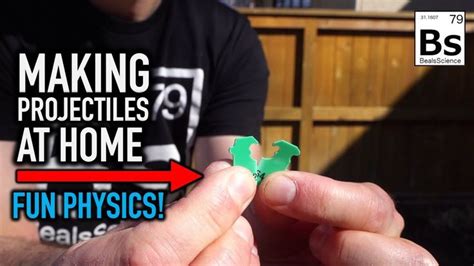 Making Projectiles At Home Fun Physics Experiments Physics Experiments Science Memes Physics