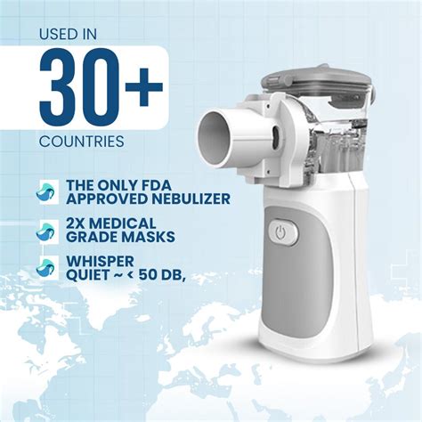 Yirdoc Portable Mesh Nebulizer Usa Fda Approved Helprhealth