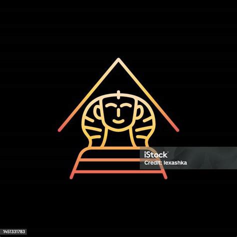 이집트 스핑크스 벡터 이집트 문화 개념 개요 다채로운 아이콘 경외감에 대한 스톡 벡터 아트 및 기타 이미지 경외감 고대의 관광 Istock