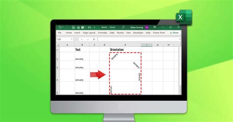 How To Change Text Direction In Excel