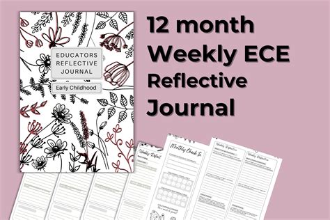 Ece Educator Weekly Reflective 12 Month Journal Tailored To The Updated