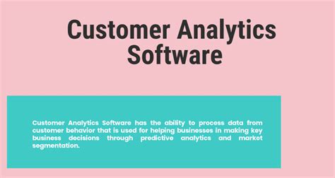 How To Select The Best Customer Analytics Software For Your Business In