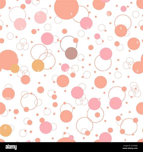 Seamless Dots Seamless Circles Geo Geometric Pattern With Abstract Circle In Pink Seamless