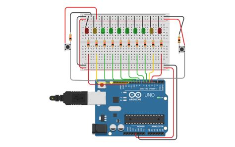 Circuit Design Ping Pong Tinkercad