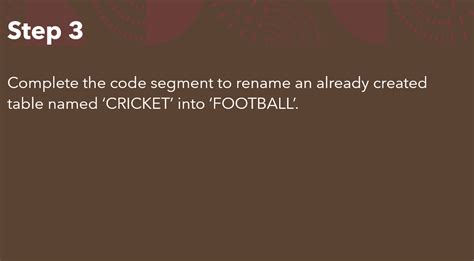 Solved Step Complete The Code Segment To Create A New Chegg