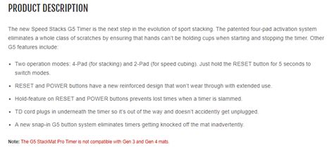 Information About Gen 5 Stackmat Timeri Hope I Am Not Late Rcubers