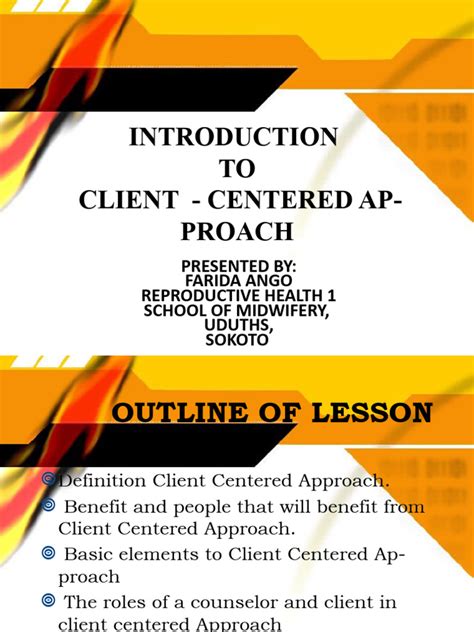 Client Centered Approach Fango Download Free Pdf