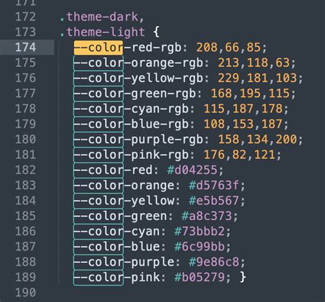 How To Invoke Minimal Themes Extended Colors In Inline Style