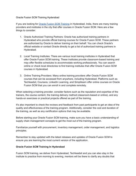 Ppt Oracle Fusion Scm Training Hyderabad Powerpoint Presentation Free Download Id 12237548