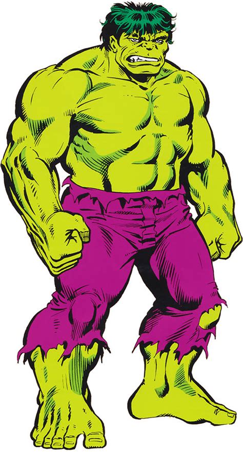 Hulk Marvel Comics Bruce Banner Iconic Version Profile