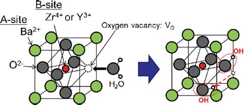 Schematic Illustration Of The Proton Incorporation Reaction In