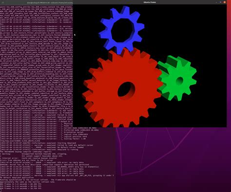 Packaging An X11 Application Glxgears As An Iot Gui Docs Ubuntu Community Hub