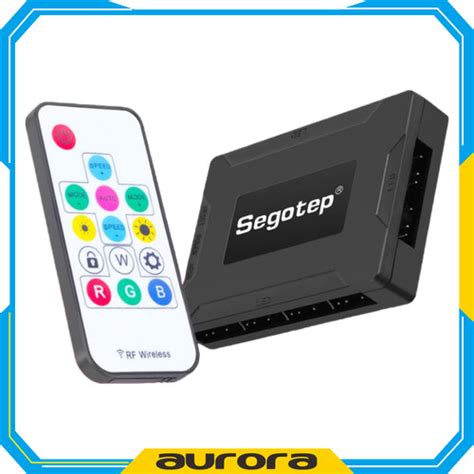 Jual Segotep ARGB Controller 5V 3Pin Remote 10Port A RGB Support Aura Mystic Light Polychrome