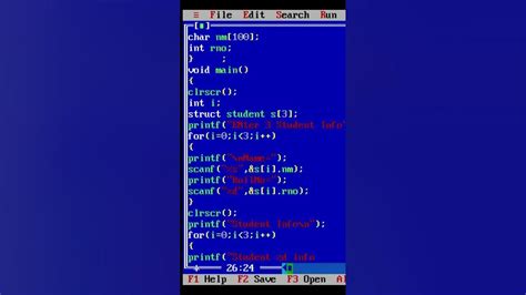 Array Of Structures In C Part 90 C Programming Cprogramming Ytshorts Shorts Youtubeshorts