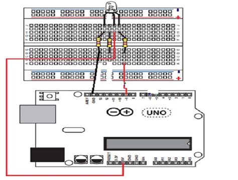 1 Ejemplo De Conexión Arduino Led Fuente Autor Download Scientific Diagram