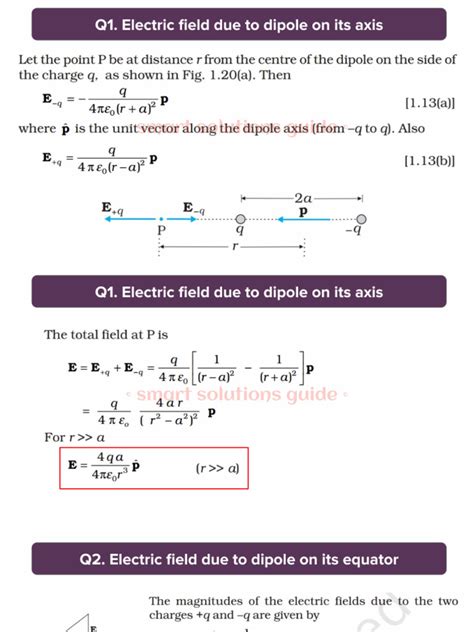 Physics All Derivation Chapter Wise Class 12 Pdf