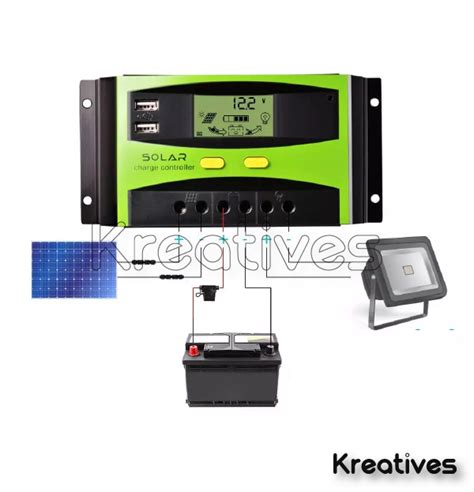 60Amps Digital PWM Solar Charge Controller