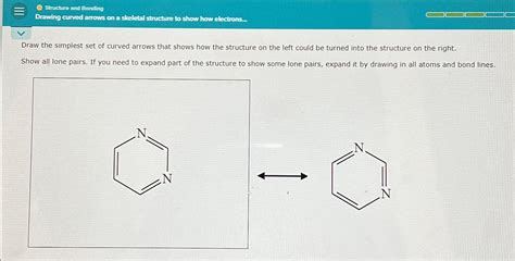 Solved Structure and BondingDrawing curved arrows on a | Chegg.com