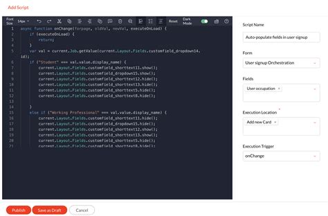 Use Client Scripts To Auto Populate Fields Based On User Input Online Help Qntrl