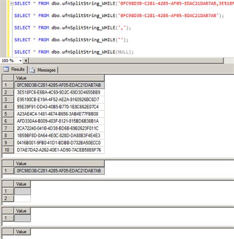 カンマ区切りの文字列からテーブルを生成する 便利なt Sql＆クエリー集 Sql Server 入門