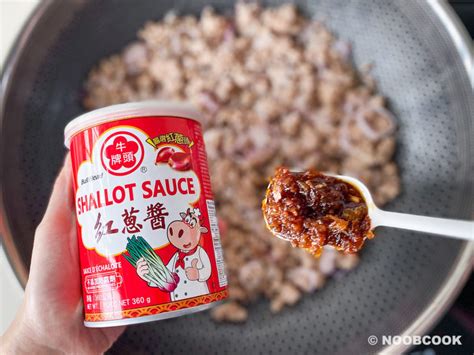 Taiwanese Shallot Sauce Meat Recipe Ideal For Meal Prep Noob Cook
