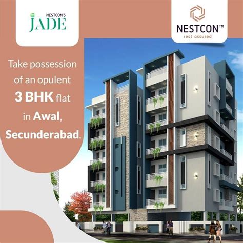 Nestcons Jade Is An Upcoming Project Launched By Nestcon Shelters In Mes Colony Alwal
