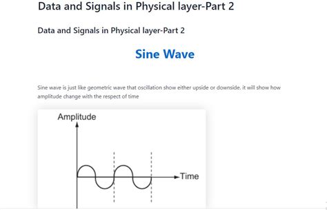 Data And Signals In Physical Layer Part ExamHope