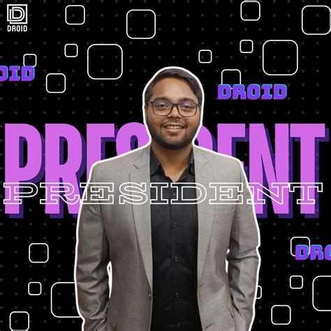 Droid On Linkedin Akash Gola President Of Droid Club Leading With