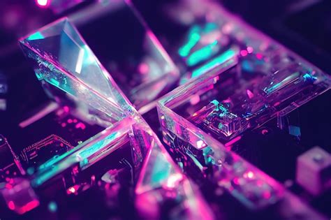 Premium Photo Processing Data With Multiple Rows Of Fully Operational Server Racks Modern