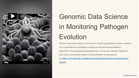 Genomic Data Science In Monitoring Pathogen Evolution Presentation Free To Download