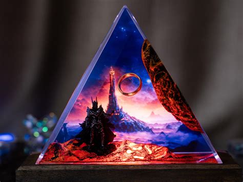 My Handcrafted Lord Of The Rings Themed Resin Night Lights Rlotr