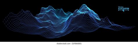 Abstract Analytical Background Wireframe Algorithm Analyze Stock Vector Royalty Free