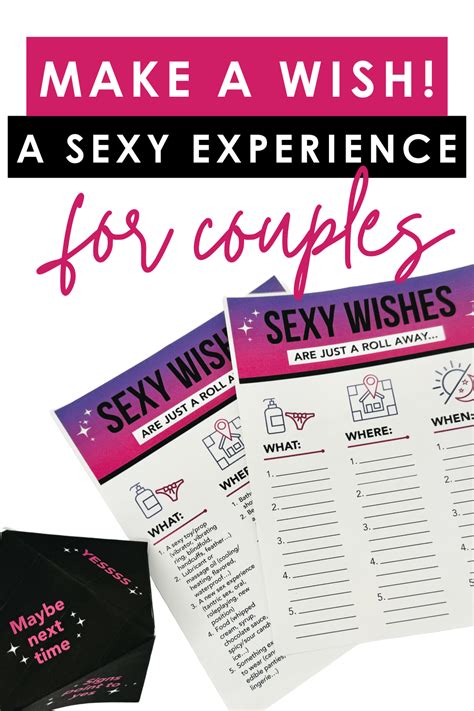Make A Wish Sexy Experience For Couples The Dating Divas