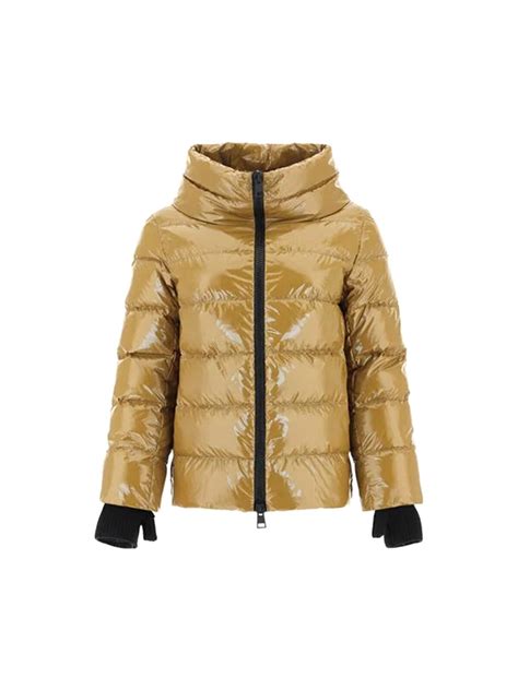 Herno Short Down Jacket In Shiny Nylon Editorialist